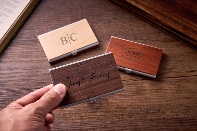 Customize Business Card Case, Engraved Business Card Holder ...