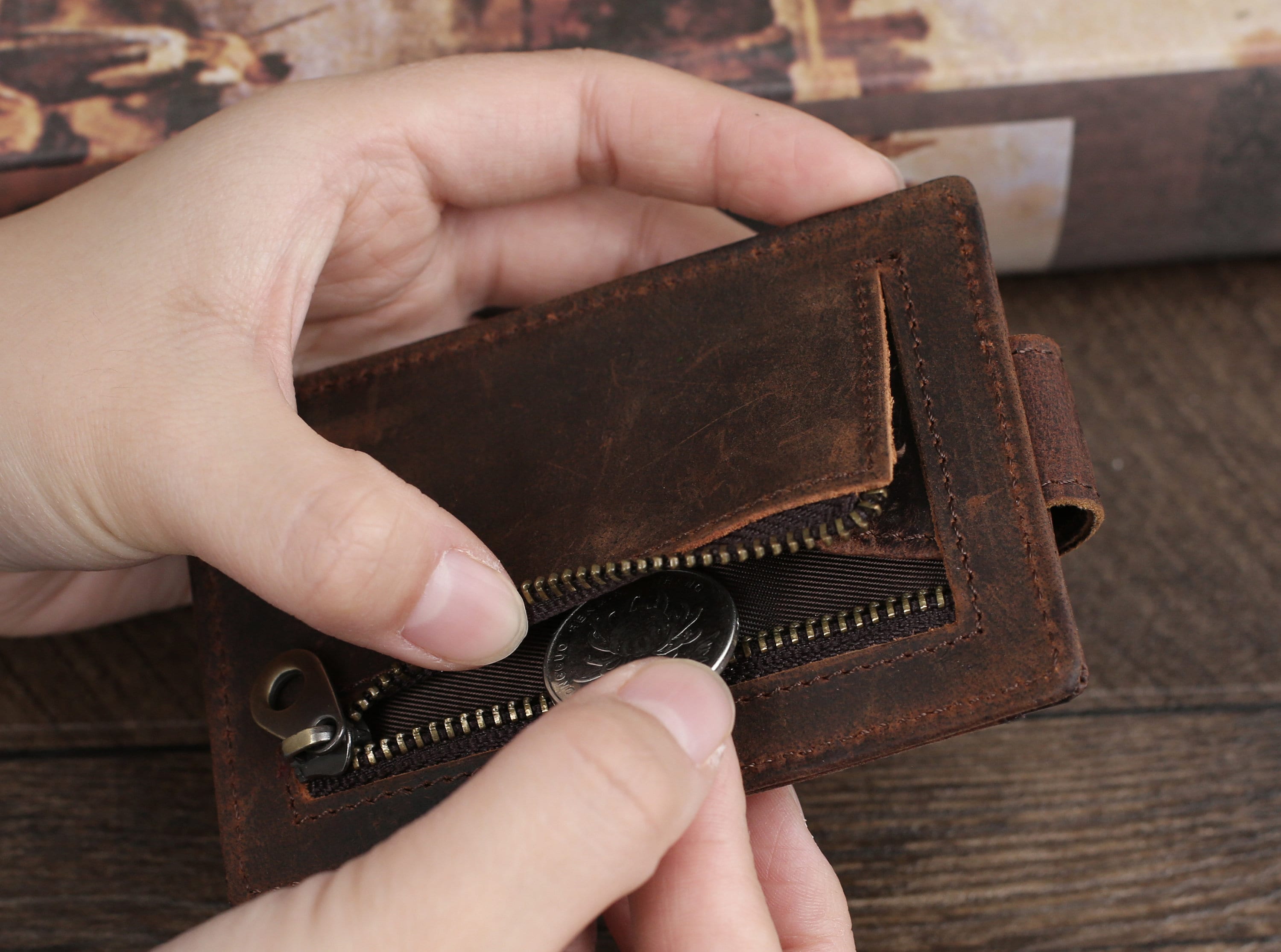 Personalized Mens Money Clip Card Holder, RFID Blocking Card Holder ...