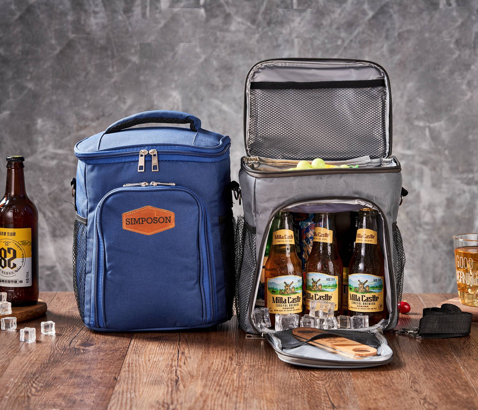 Groomsman Cooler Bag, Personalized Beer Cooler Bag, Insulated Hiking ...