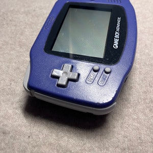 AGB 001 NINTENDO Game Boy Advance Indigo Handheld System Preowned Works ...