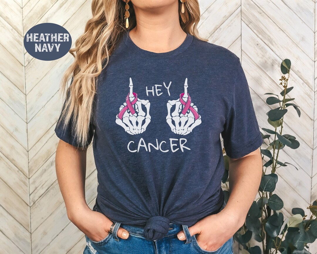 Hey Cancer F U, Funny Cancer Warrior Shirt, Cancer Patient Gift, Funny ...