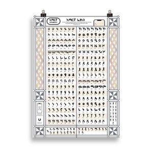 Amharic Fidel Table አማርኛ ፊደላት - Etsy
