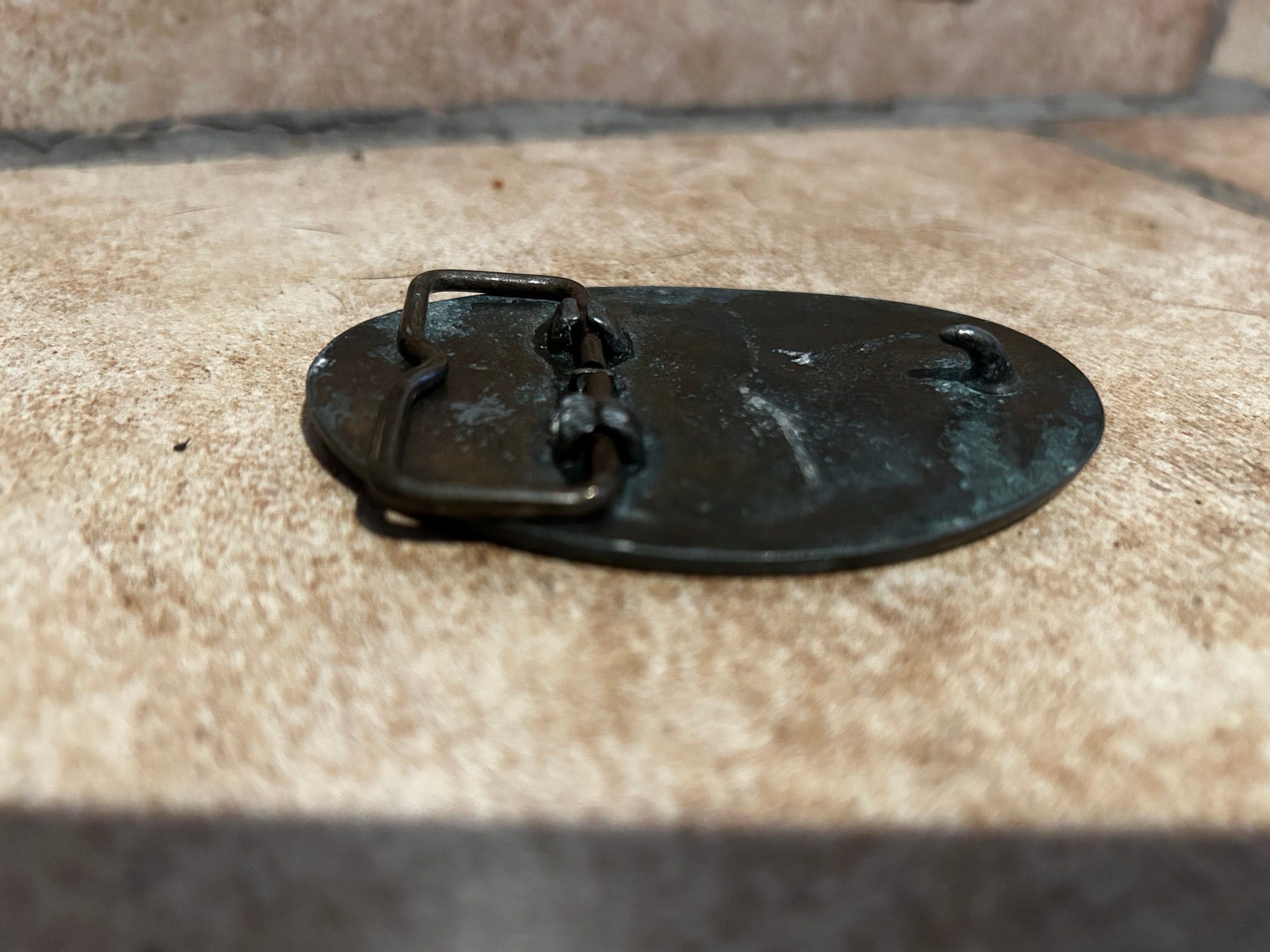 Vintage Belt Buckle - Postman - Etsy