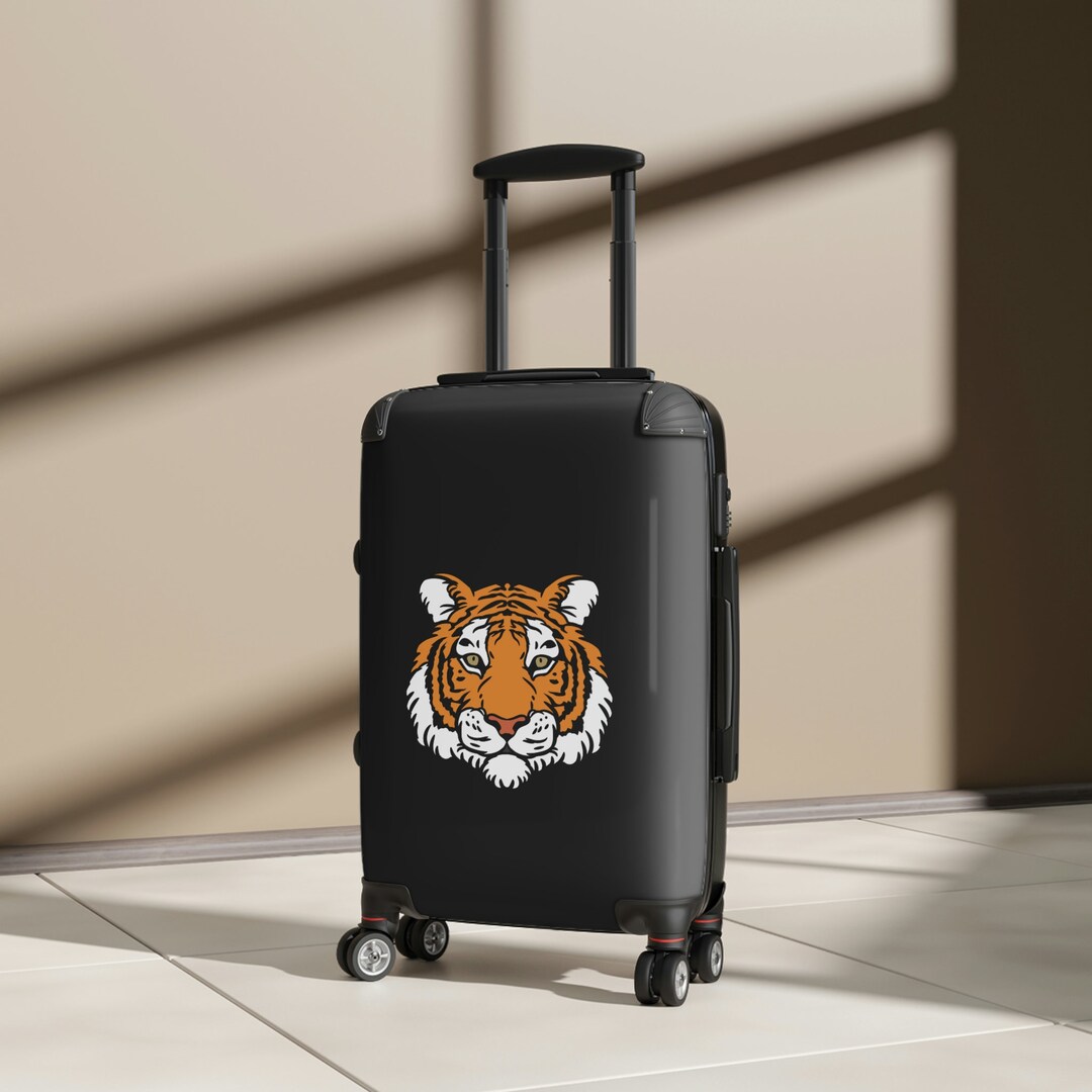 Tiger Suitcase / Cabin Suitcase / Minimal Tiger / Luggage - Etsy