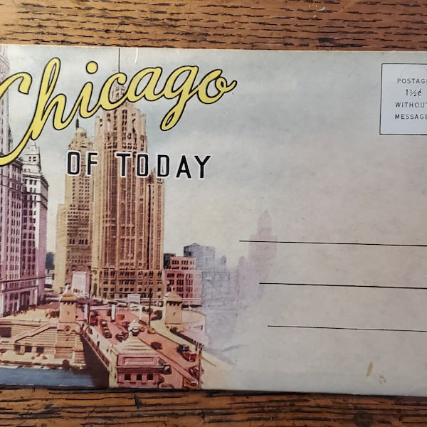 Chicago Postcard - Etsy