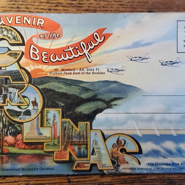 Postcard Folder - Etsy