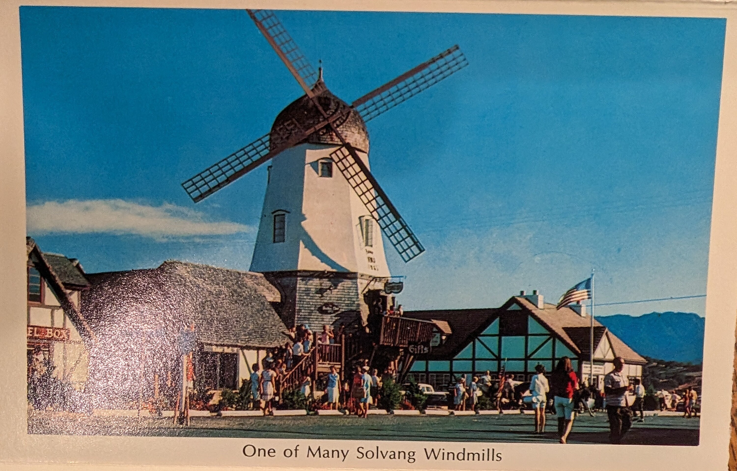 Solvang California Souvenir Postcard Folder, 1960's Vintage Danish ...