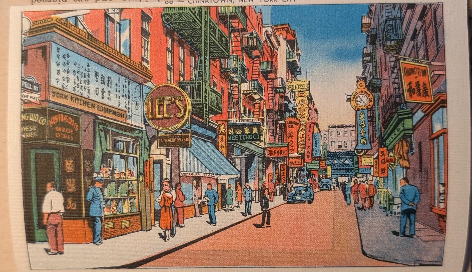 New York City Manhattan Souvenir Postcard Folder, 1940's Yankee Stadium ...