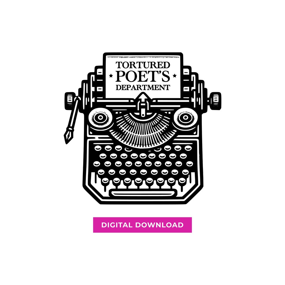 Tortured Poets Department SVG Tortured Poets Department Design for ...