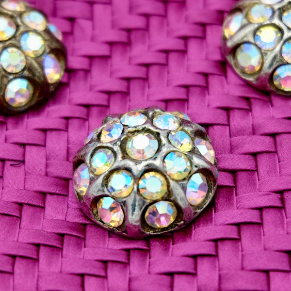 Rhinestone Shank Buttons - Etsy