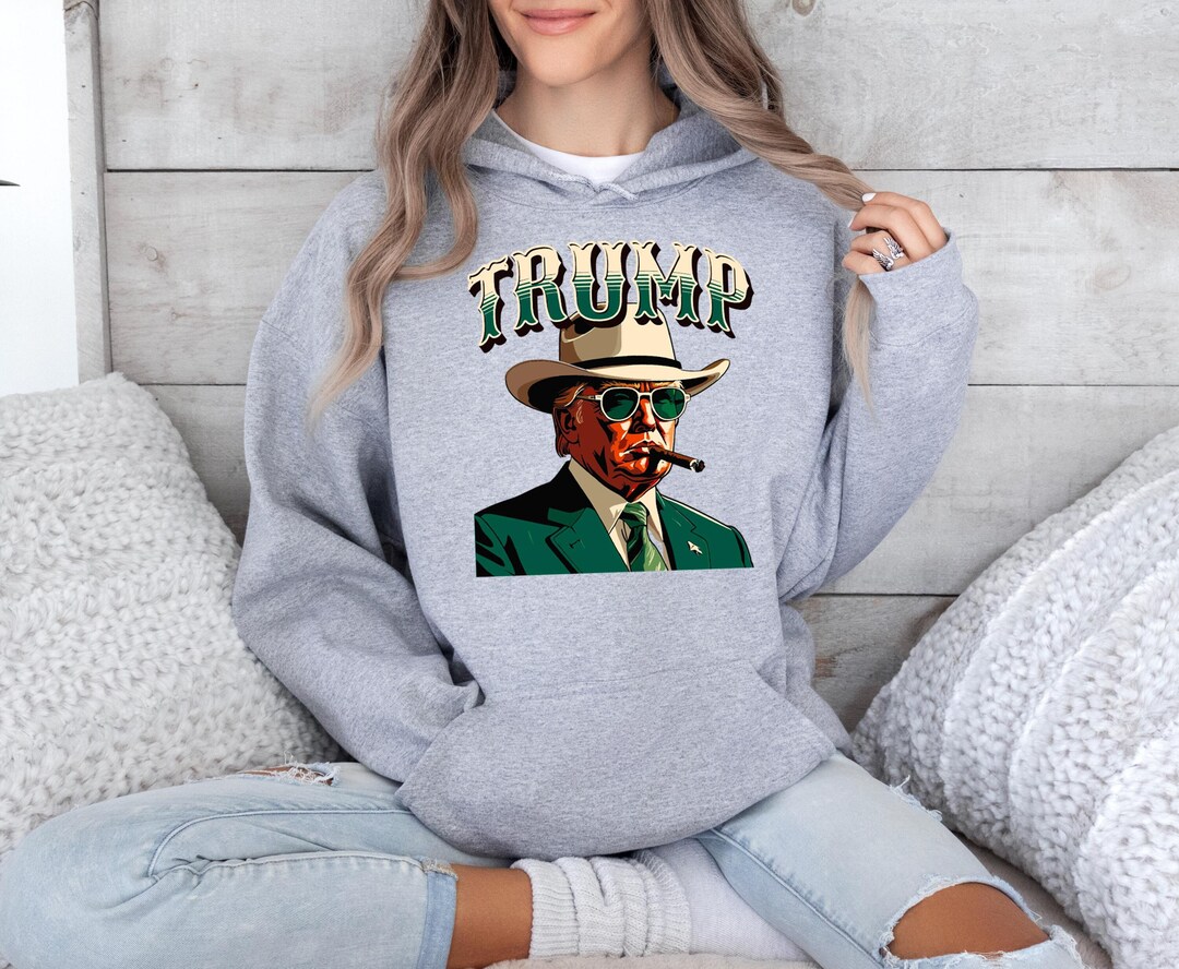 Trump Cowboy Western Shirt, Election 2024 Tee, Trump Sweatshirt ...