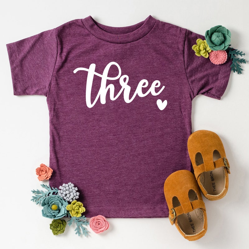 3rd Birthday Shirt - Etsy
