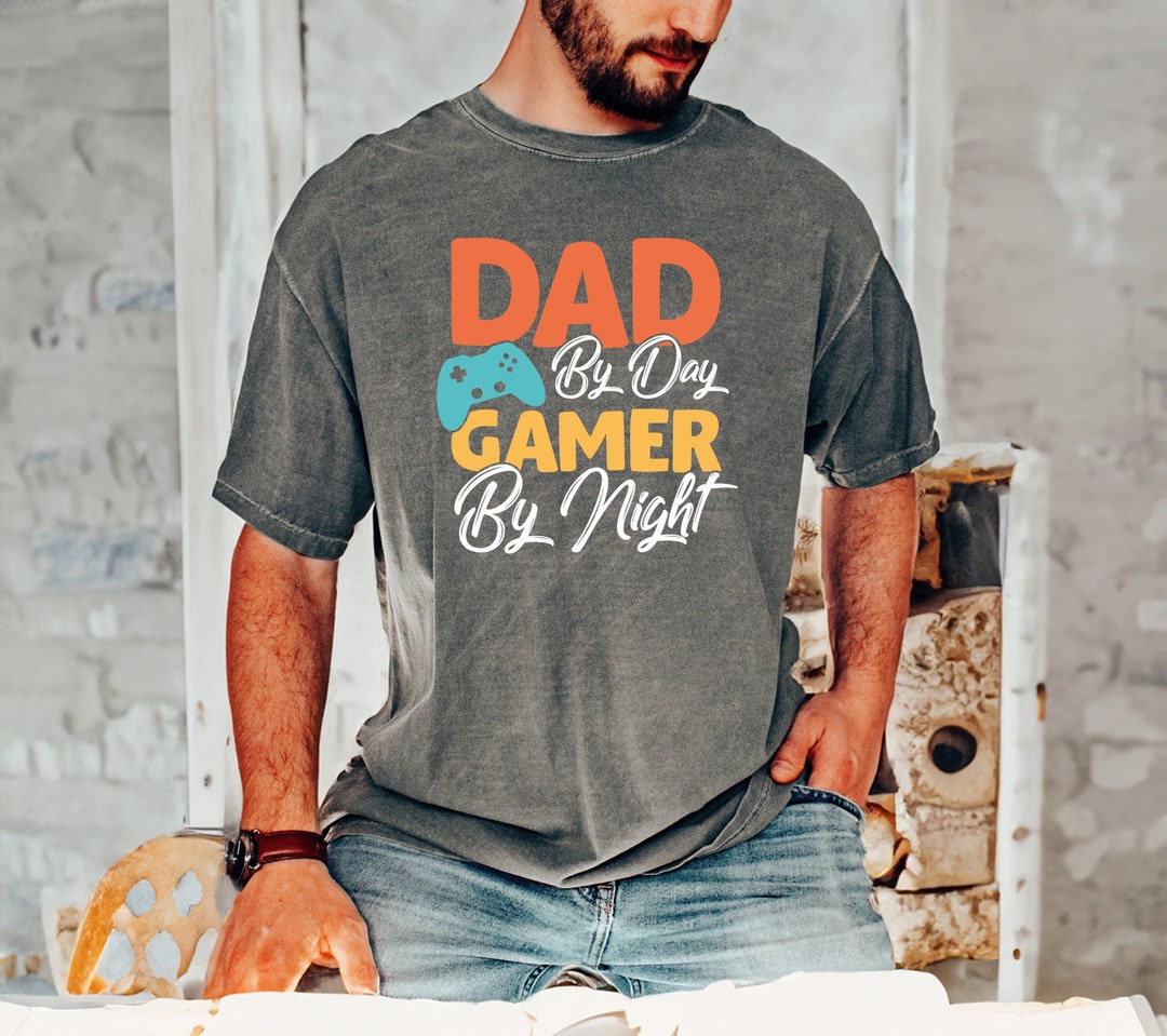 Gamer Dad Shirt, Fathers Day Gift, Dad Birthday Gift, Dad the Man the ...