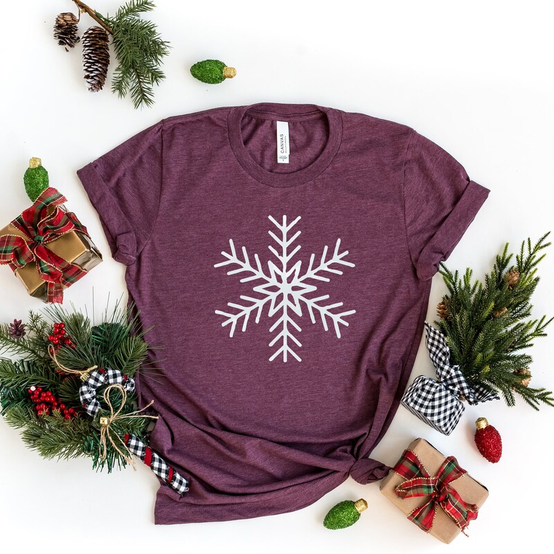 Snowflake Shirt - Etsy