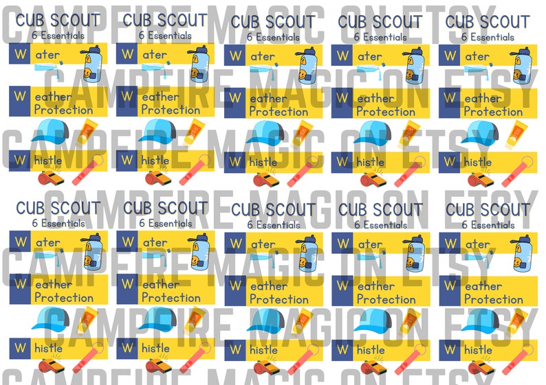 Cub Scouts Lions, Tigers, Wolf, Bears, Webelos, Arrow of Light 6 ...