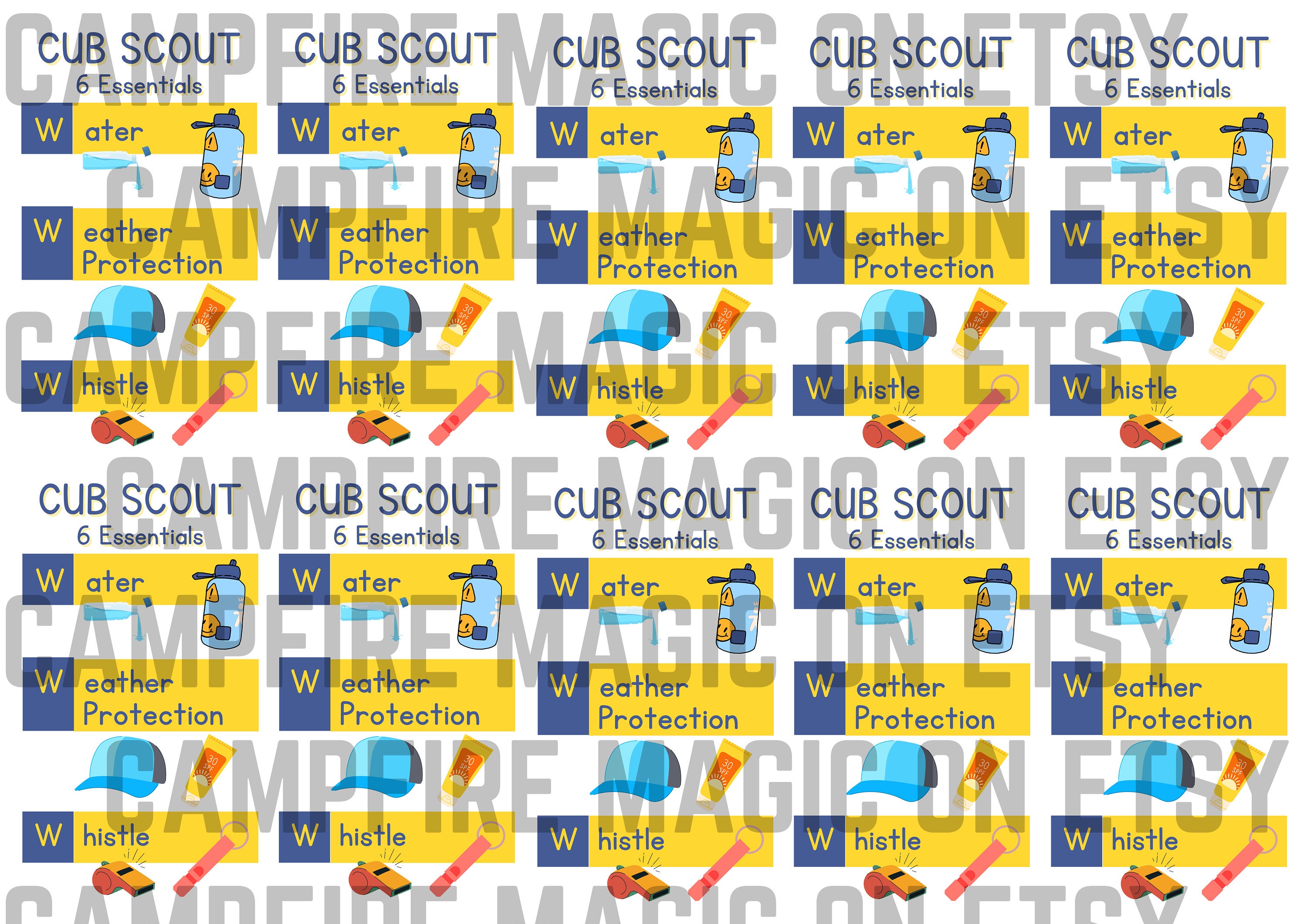 Cub Scouts Lions, Tigers, Wolf, Bears, Webelos, Arrow of Light 6 ...