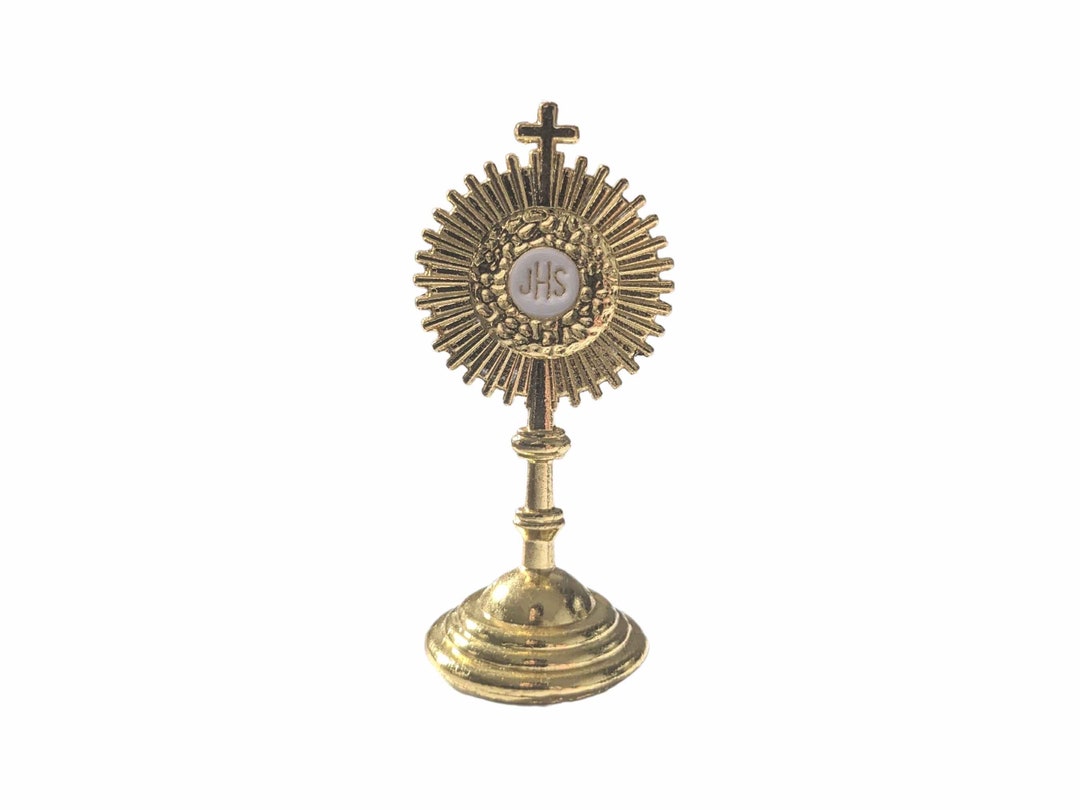 Mini Monstrance Blessed Sacrament Eucharist Adoration Catholic Gift - Etsy