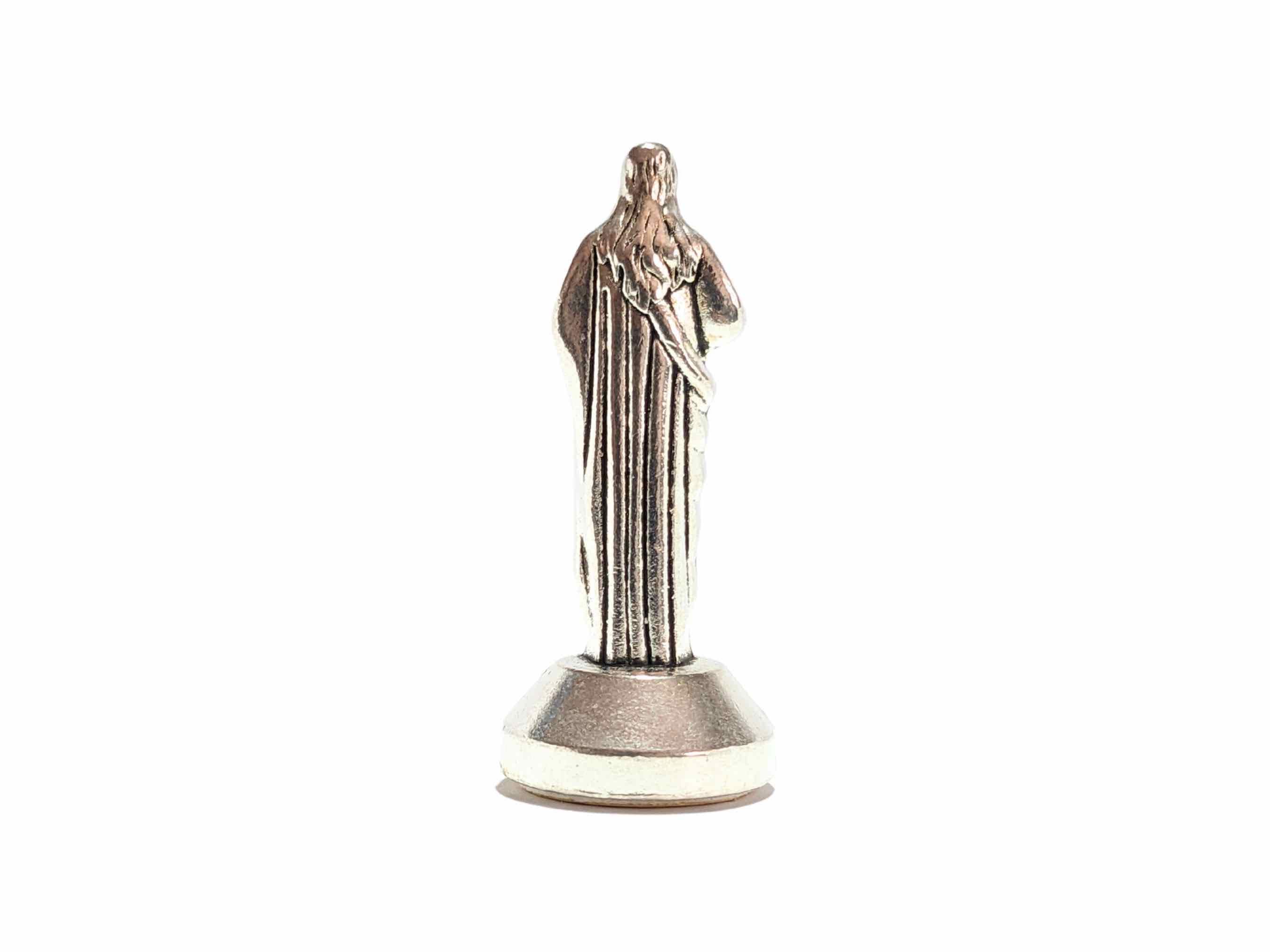 Sacred Heart of Jesus Minature Metal Figurine Statuette - Etsy