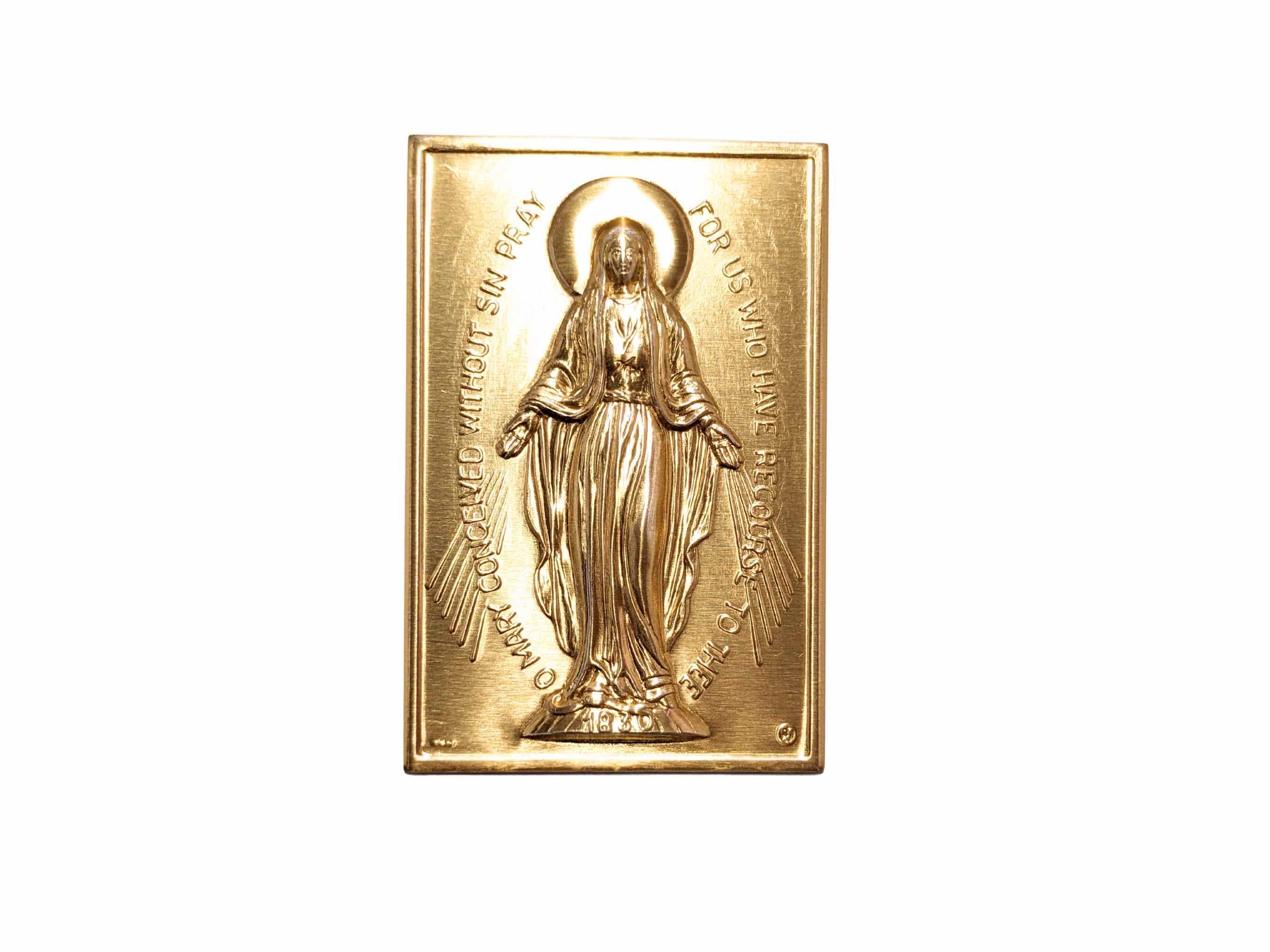 Miraculous Piety Case Pocket Prayer With the Hail Mary Catholic Gift ...