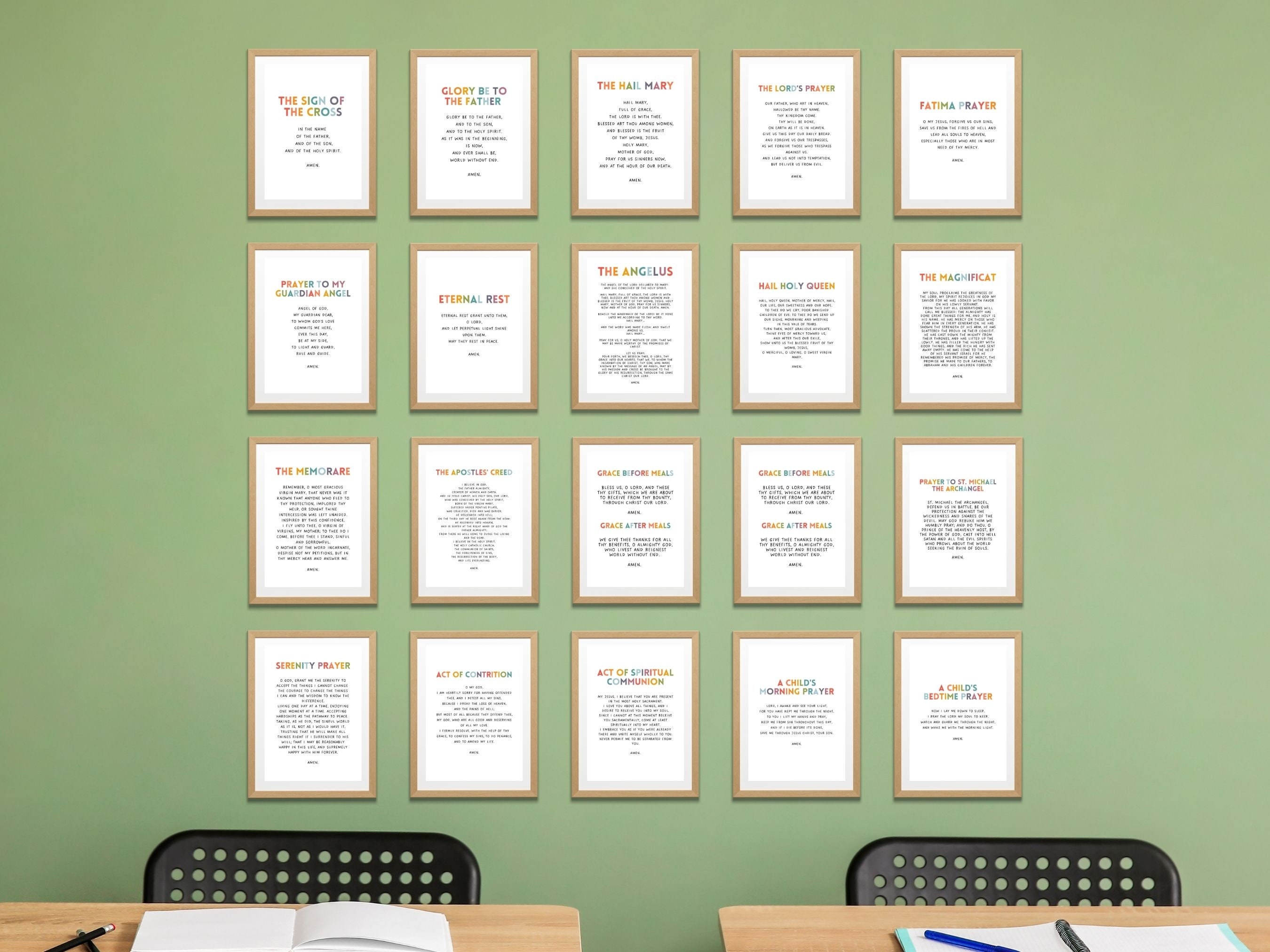 Catholic Prayer Posters Printable | PDF Digital Download | Prayer ...