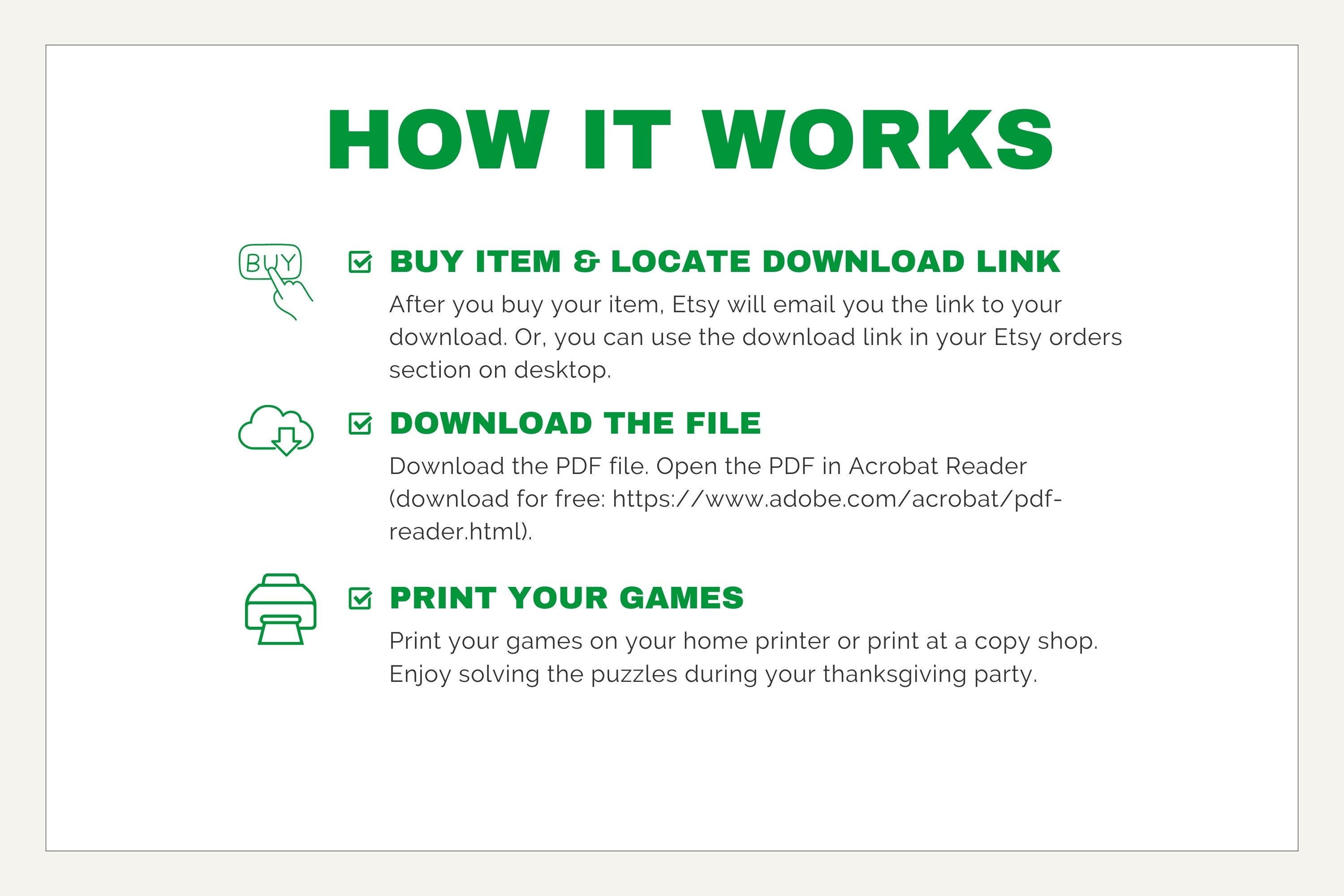 Thanksgiving Printable PDF Word Scramble Puzzle, Instant Download for ...