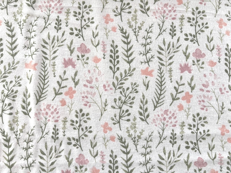 Floral Flannel Fabric: Super Snuggle 100% Cotton, Sold by the Yard - Etsy