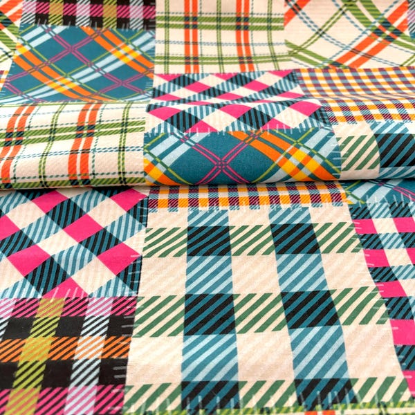 Plaid Flannel Fabric - Etsy