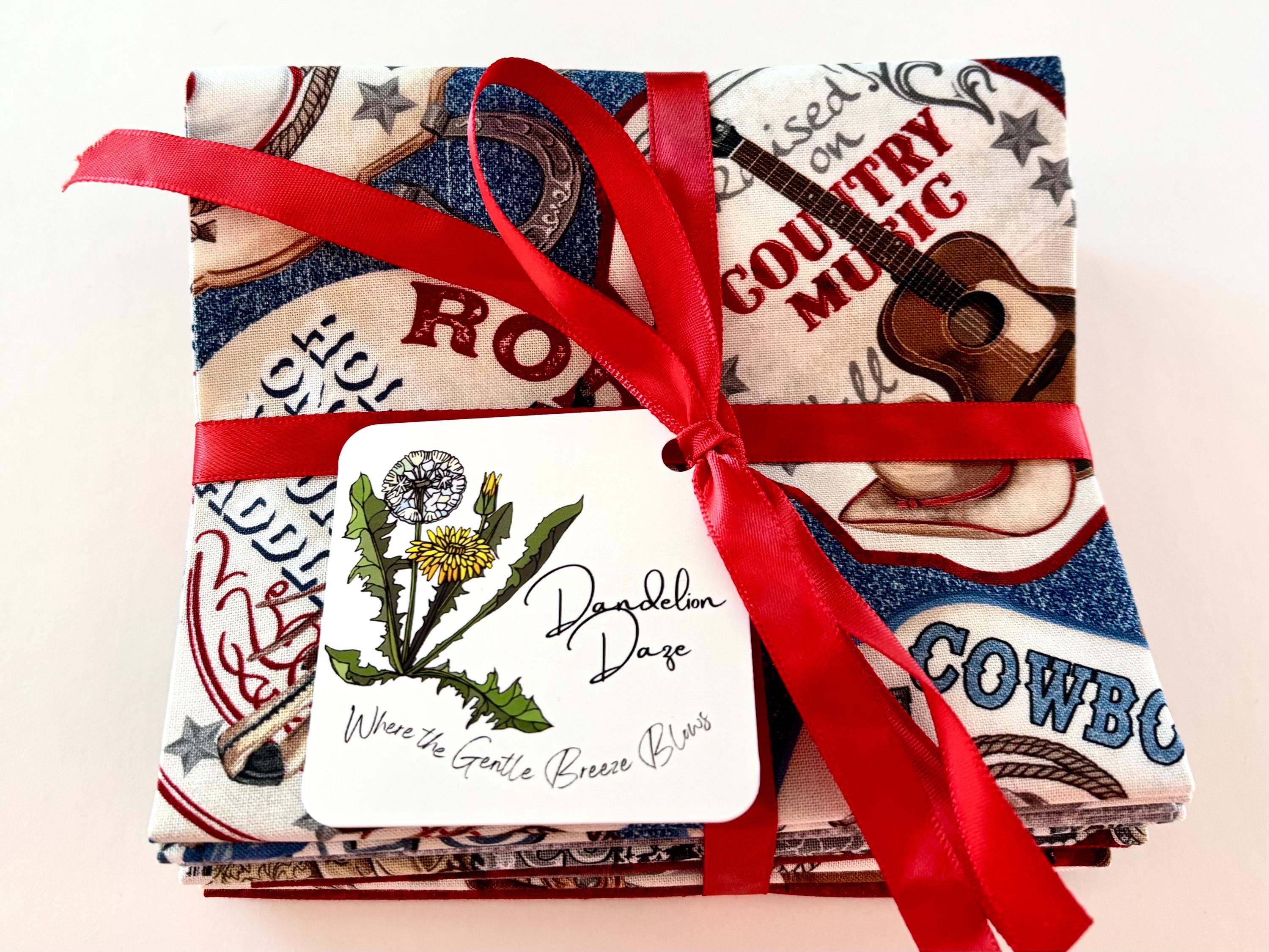 Rodeo Cowboy Fabric Fat Quarters | Western Horse Theme, Set of 6 - Etsy