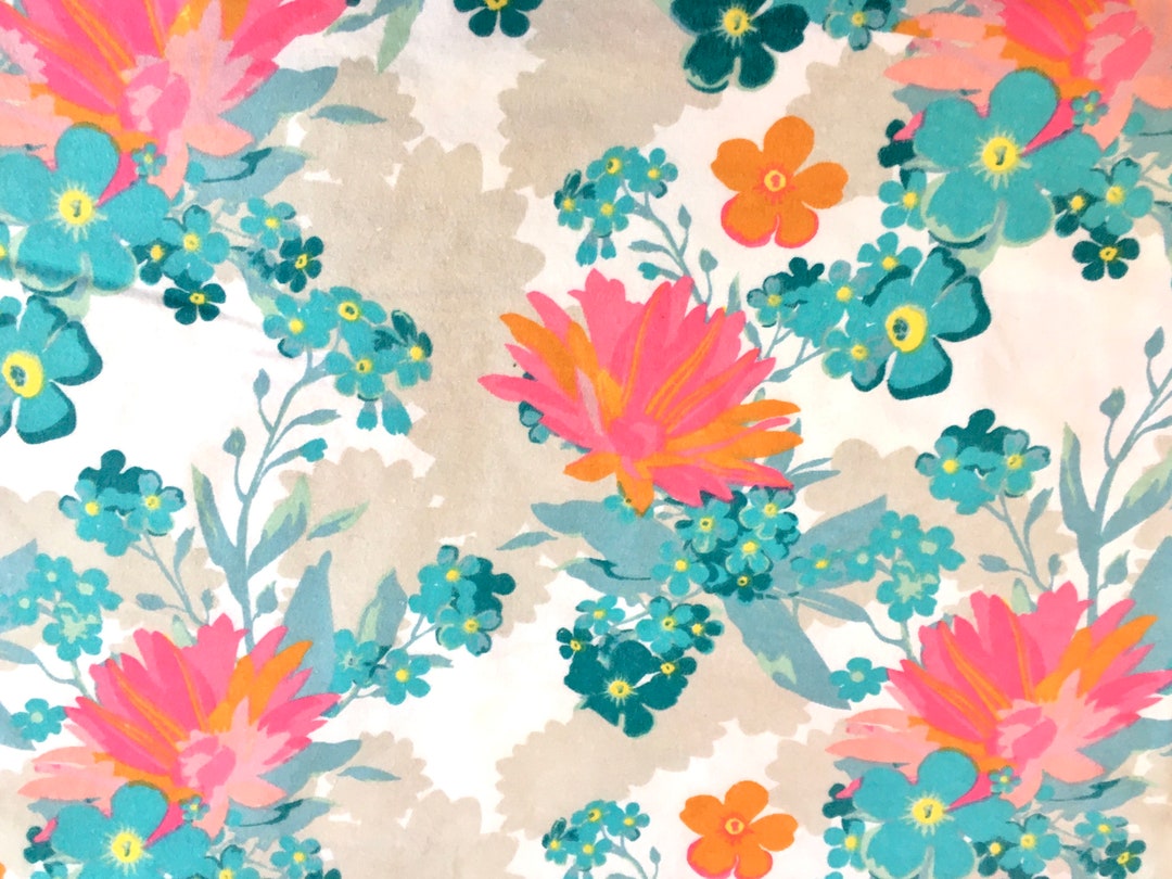 Flannel Fabric | Floral Flannel Fabric | Flannel Fabric | 100% Cotton ...