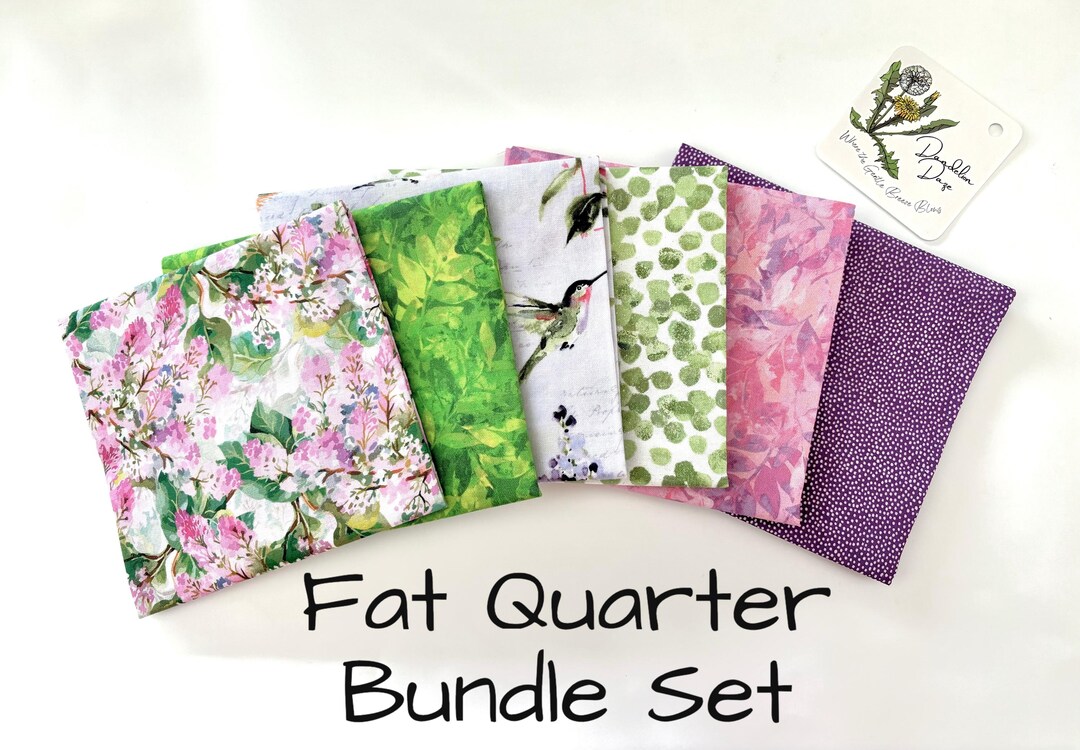 Pink Floral Fat Quarters | Spring Fat Quarters | Floral Fat Quarters ...