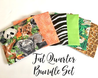 Farm Animal Fat Quarters | Cow Print Fabric | Chicken Fat Quarters ...