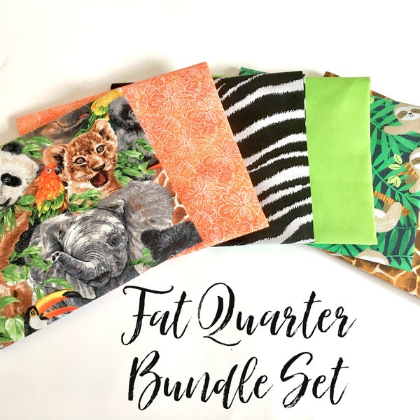 Animal Cotton Quilt Fabric - Etsy