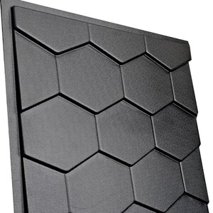 Black Mold 3d Wall Panel DIY, Plaster Gypsum Concrete Decorative Tile ...
