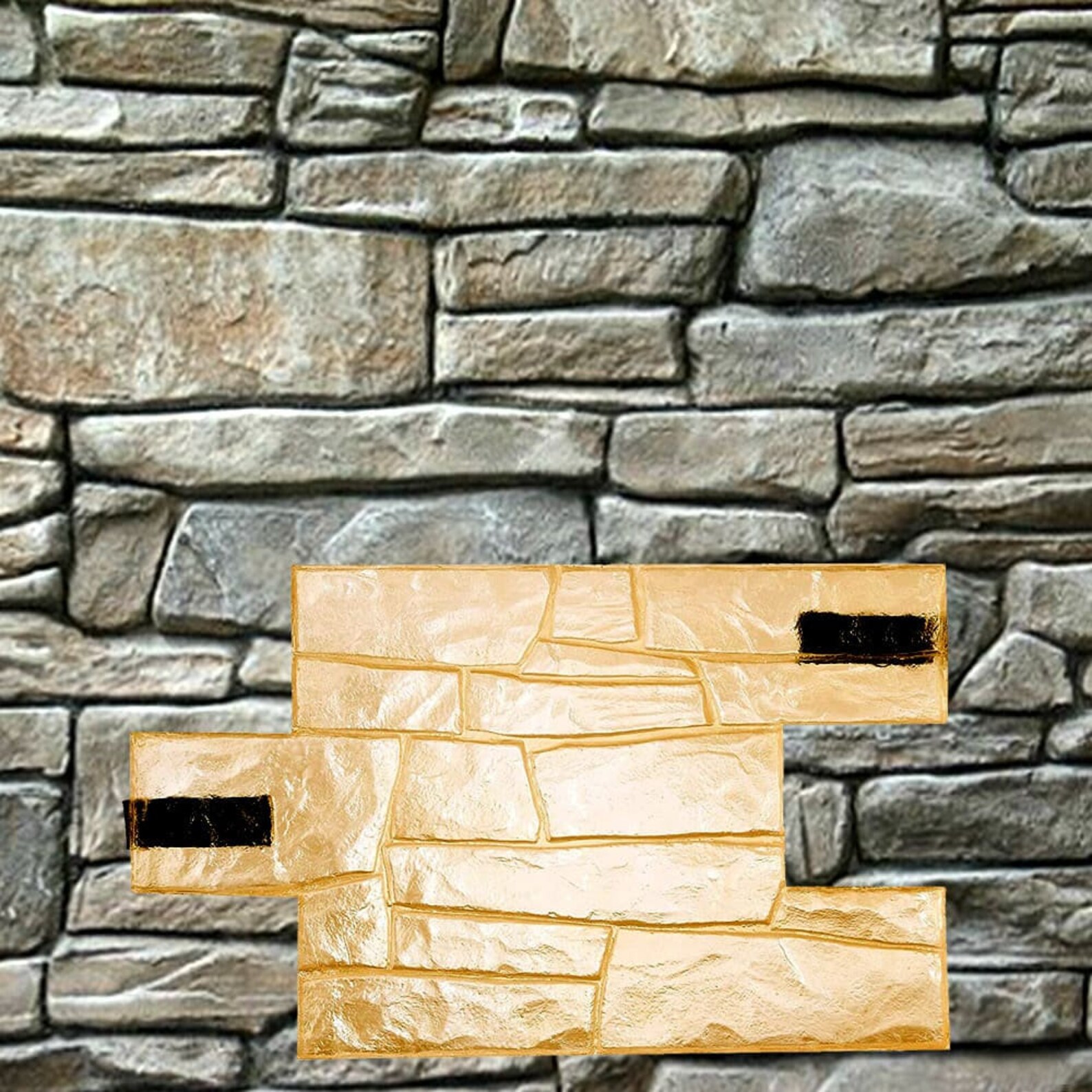 Polyurethane Stamp granite Chippingfor Imprints on Concrete or Plaster ...