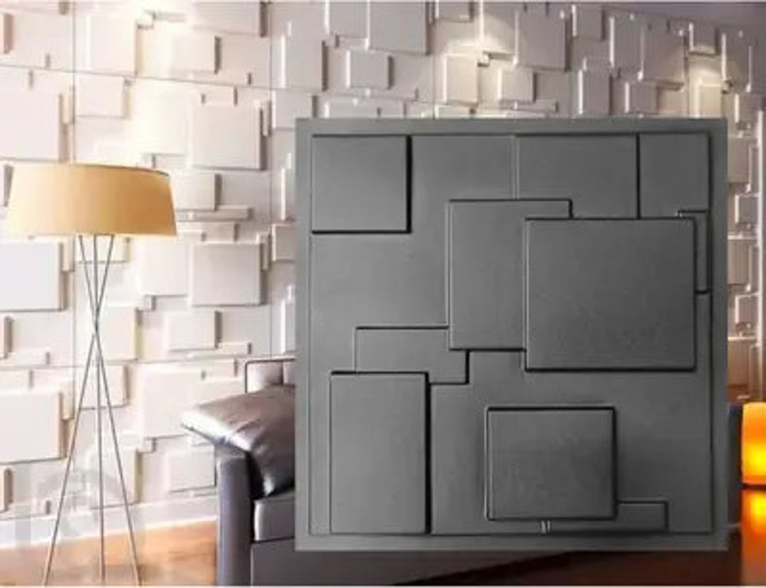 Hi Tehc 3d Wall Panel Mold, Decorative Tile Molds, Gypsum Decor Wall ...