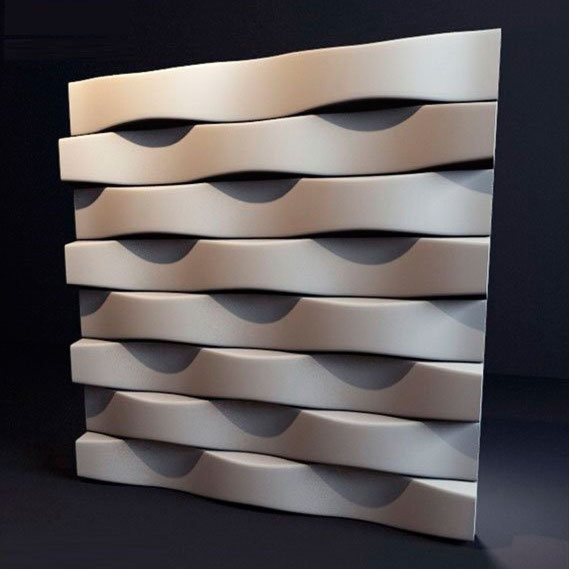 Mold 3D Panel Plaster gypsum or Concrete Tile for Decorative Wall Panels - Etsy