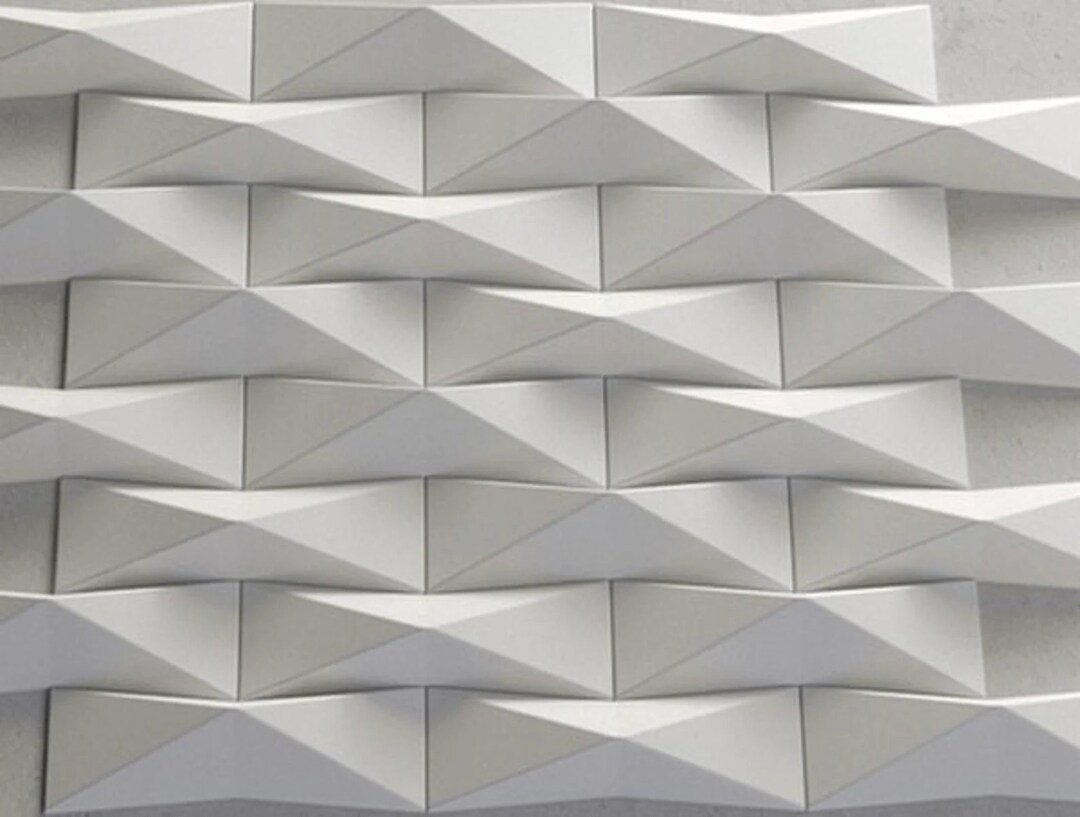 Origami Gießform 3D Panel gips Gips oder Beton Fliese für dekorative ...