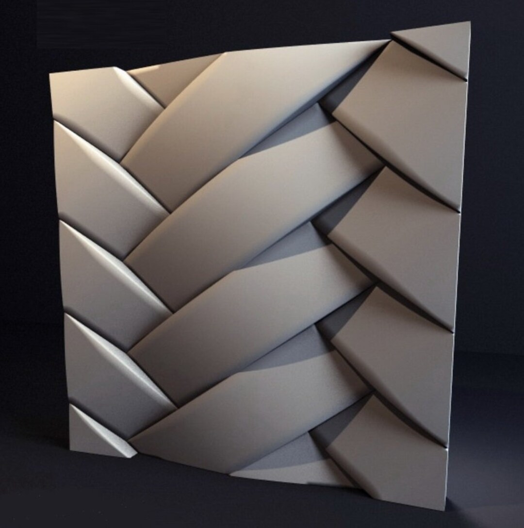 Interlacement Mold 3D Panel Gips Gips oder Beton Fliese für dekorative ...
