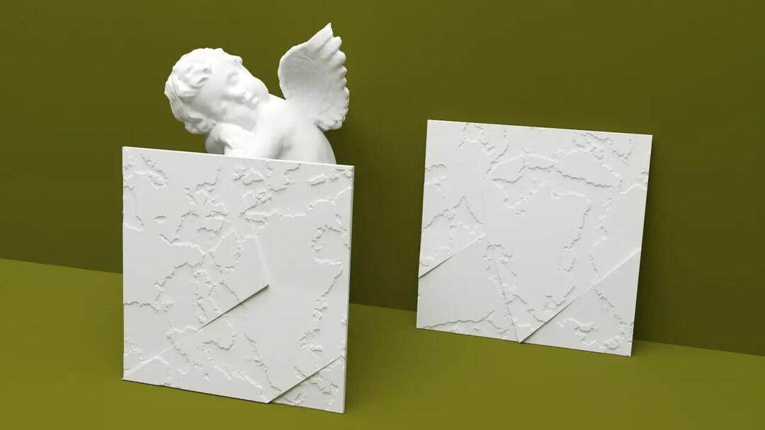 Mould 3D-Panel gips Gips oder Beton Fliese für dekorative Wandplatten ...