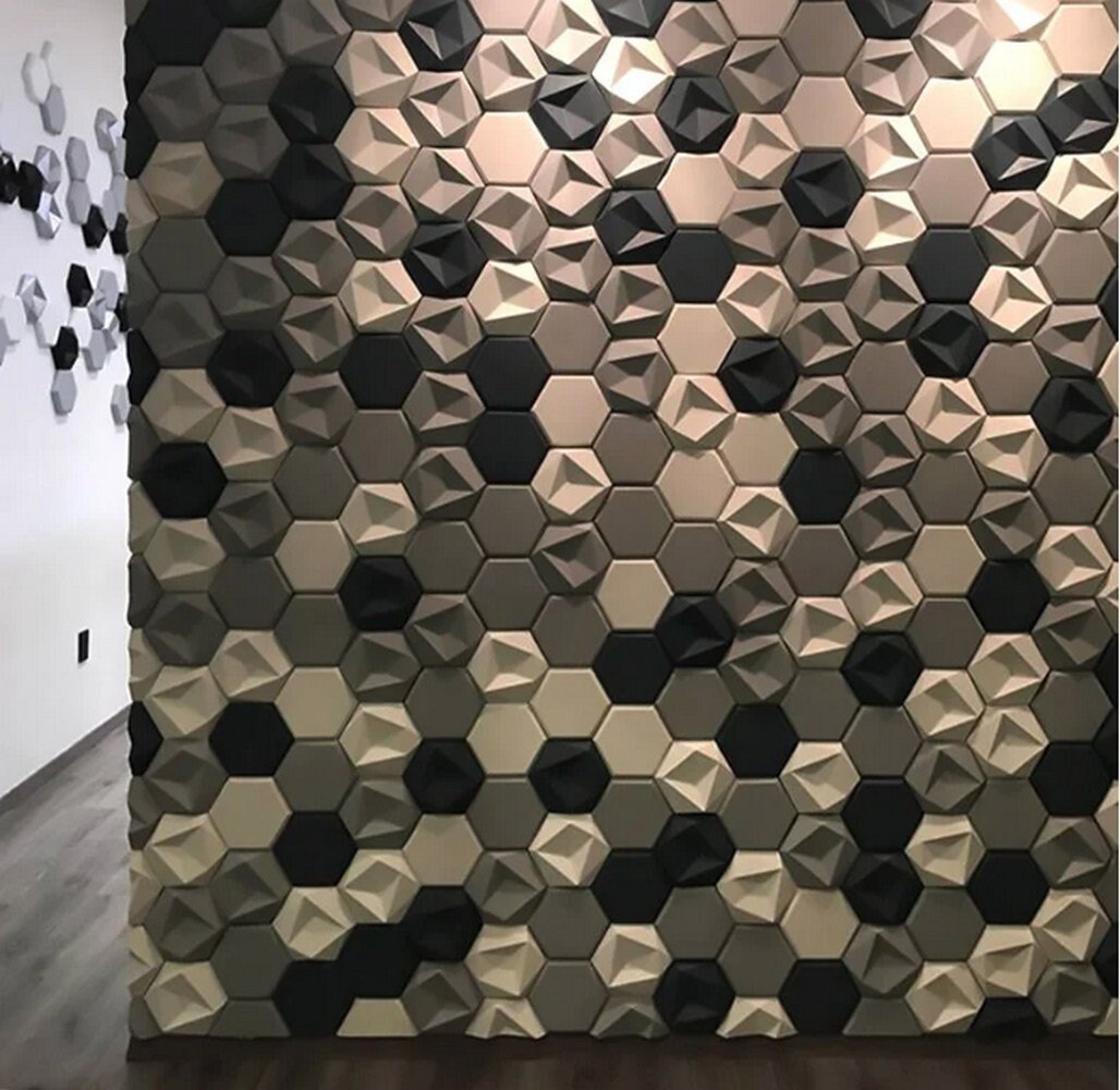 Mould 3D-Panel gips Gips oder Beton Fliese für dekorative Wandplatten M ...