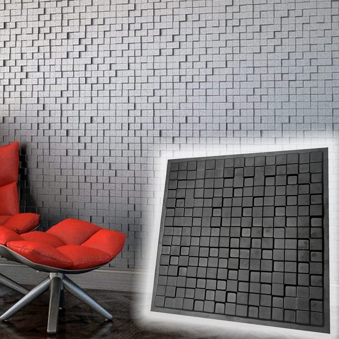 Mould 3D-Panel gips Gips oder Beton Fliese für dekorative Wandplatten ...