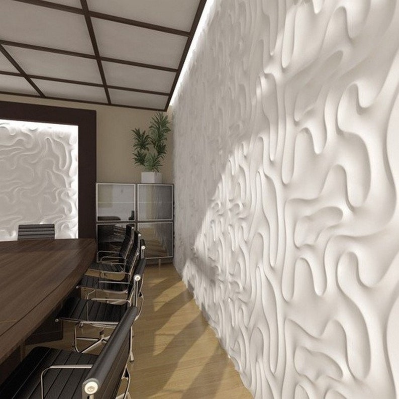 3d Wall Panel Mold, Gypsum Decorative Tile, DIY Wall Cladding, Plaster ...