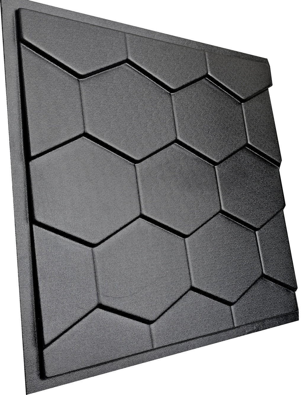Black Mold 3d Wall Panel DIY, Plaster Gypsum Concrete Decorative Tile ...