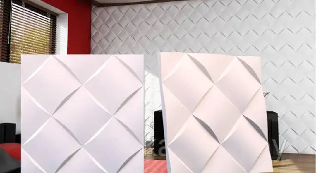 Mould 3D-Panel gips Gips oder Beton Fliese für dekorative Wandplatten ...