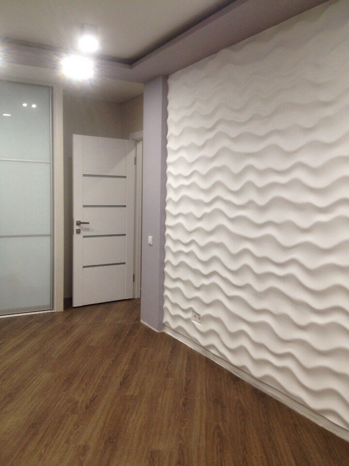 Dune Mold 3D Panel Plaster gypsum or Concrete Tile for Decorative Wall ...