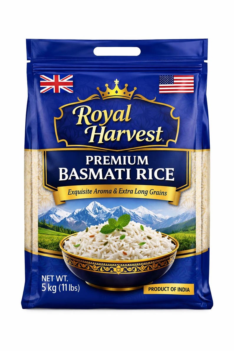 Basmati Rice 1121 Digital Poster - Etsy