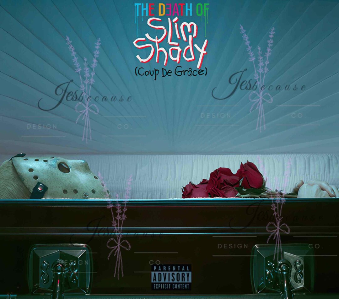 Slim Tumbler Wrap, Death of Shady Tumbler Wrap, Album Cover Tumbler ...