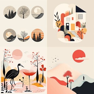 Minimal Art Print: Inspiring Midjourney Ai Prompts for Creative Minds ...