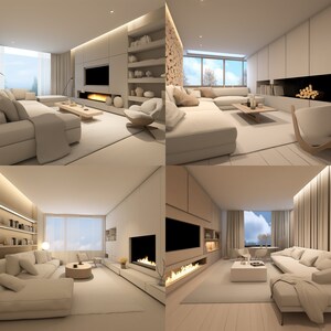 Transform Your Space With Midjourney Prompt for Living Room Design,ai ...