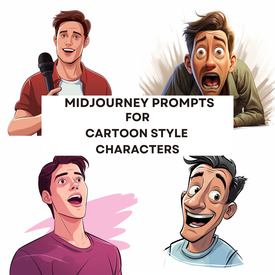 Inspiring Midjourney Prompt for Cartoon Style Characters: Personalized ...